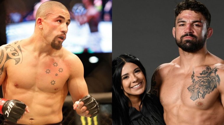 Robert Whittaker responds if his wife will follow Mike Perry’s girlfriend