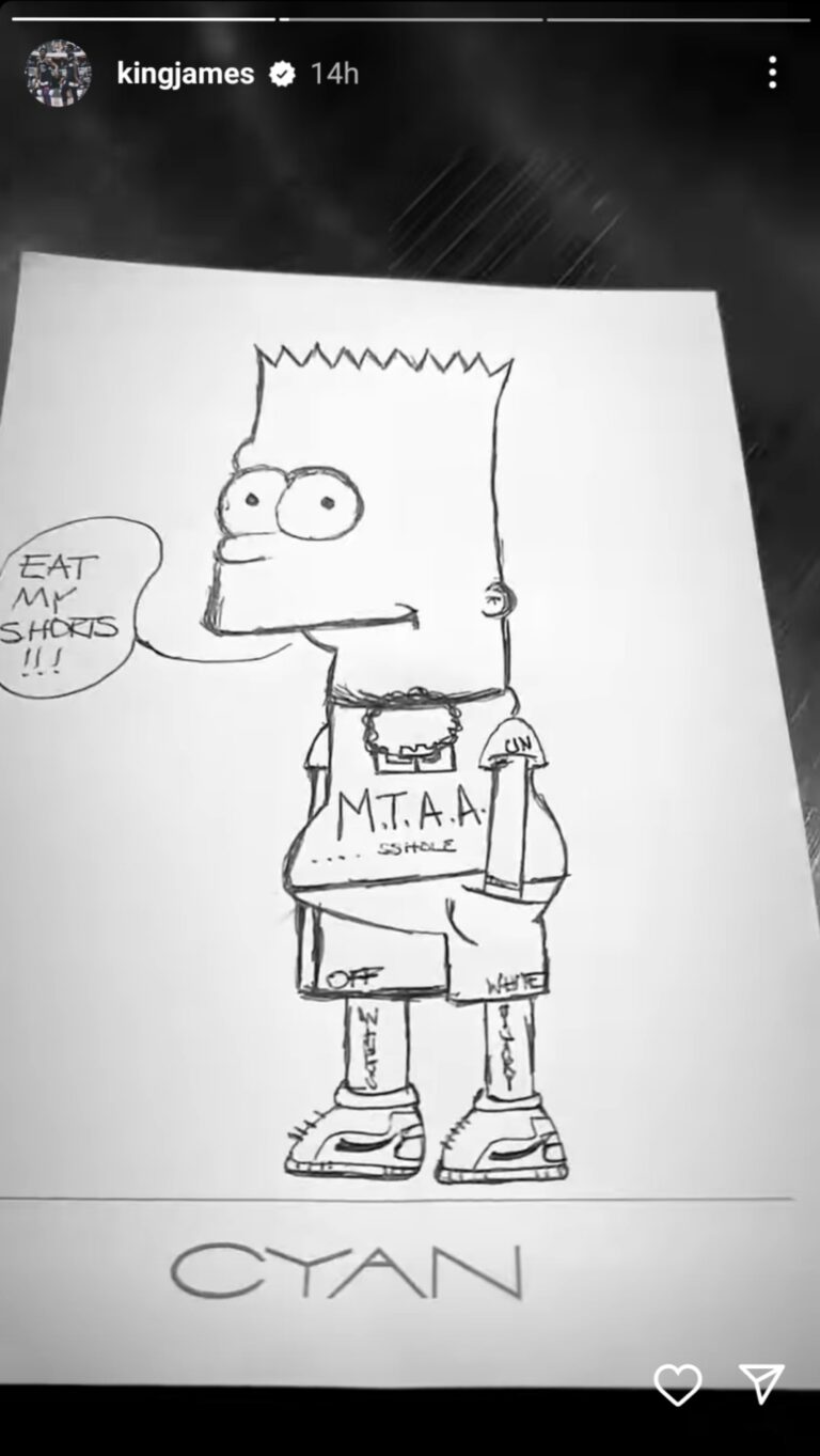 (Photos) LeBron James proves he is a man of many skills with doodle of ...