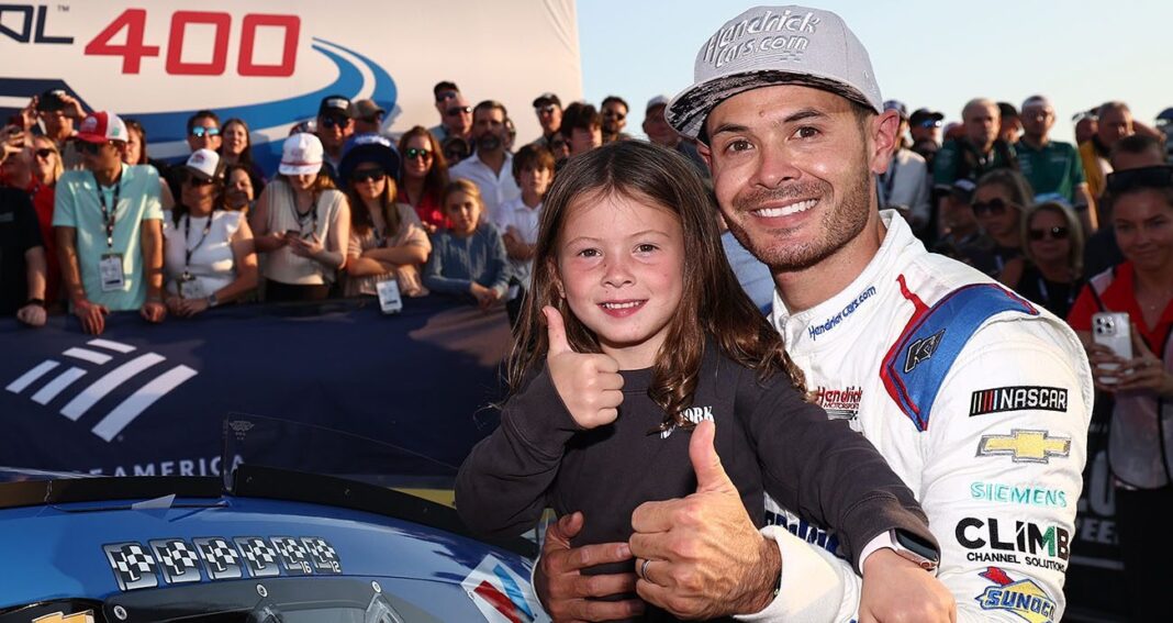 Kyle Larson's 7-Year-Old Daughter Audrey Wins First Race at Millbridge ...